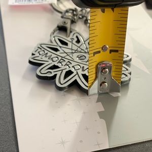 Disney | Accessories | Disney Tomorrowland Metal Keychain Blackgunmetal ...